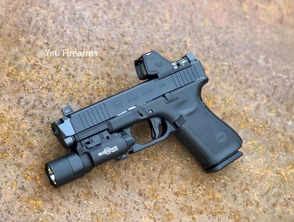 Glock 19 G5 MOS 9mm RMR HD 3.25 CHPWS Radian Afterburner SF X300 Turbo ...