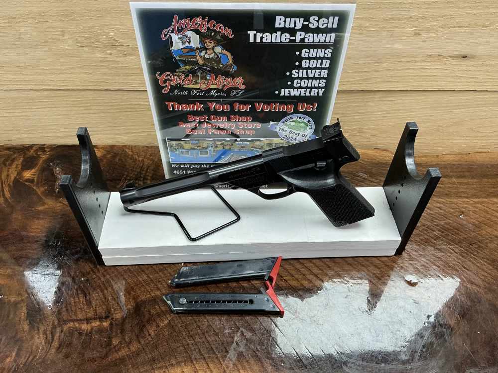 HIGH STANDARD 107 MILITARY CITATION RARE 7” FLUTED 3 MAGS LAYAWAY ...