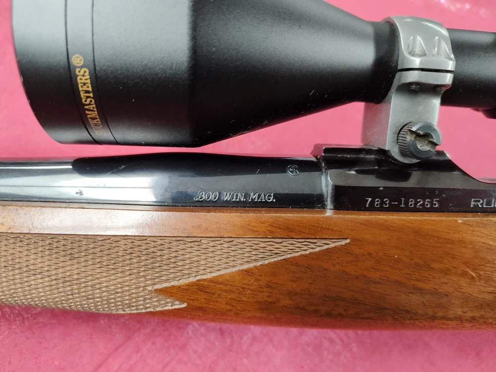 USED RUGER M77 MARK II 300 WIN MAG with BUCKMASTER SCOPE - Bolt Action ...