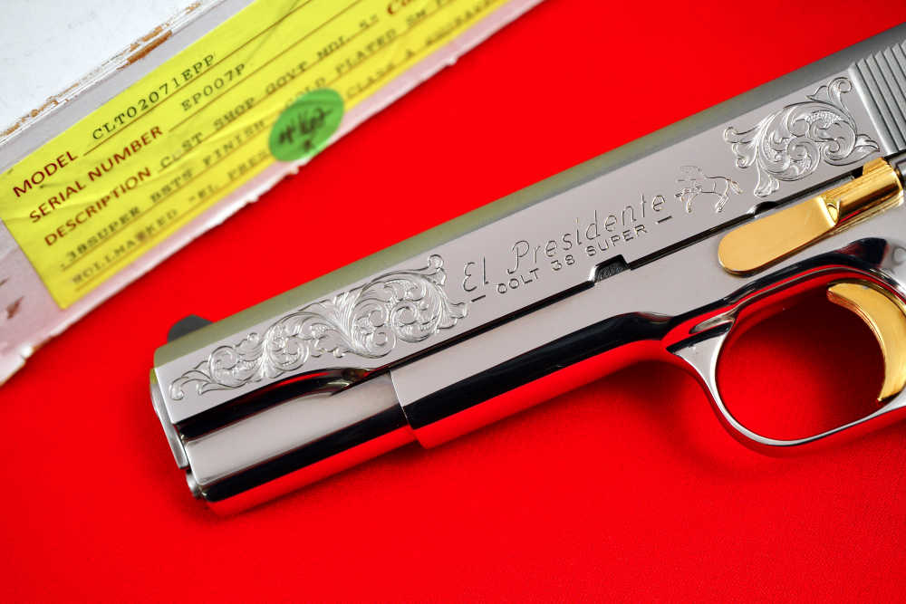 Lew Horton Colt Custom Shop El Presidente Premier Factory Engraved 1 of ...
