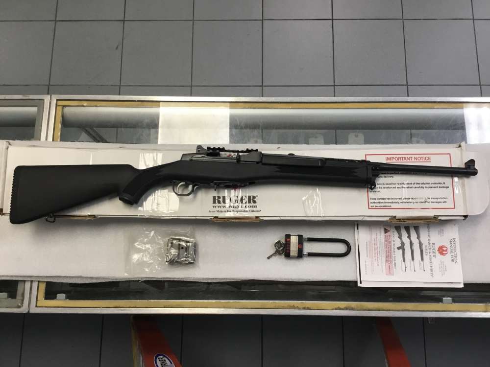 RUGER MINI 14 - 5.56/18" - Exc Cond, w/og box, two 10rd mags, lock ...