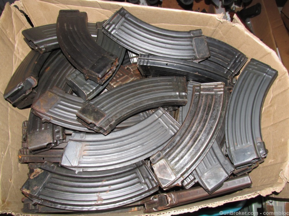 10-pack romanian ak military surplus 30rd mag magazine ak47 7.62x39mm ...