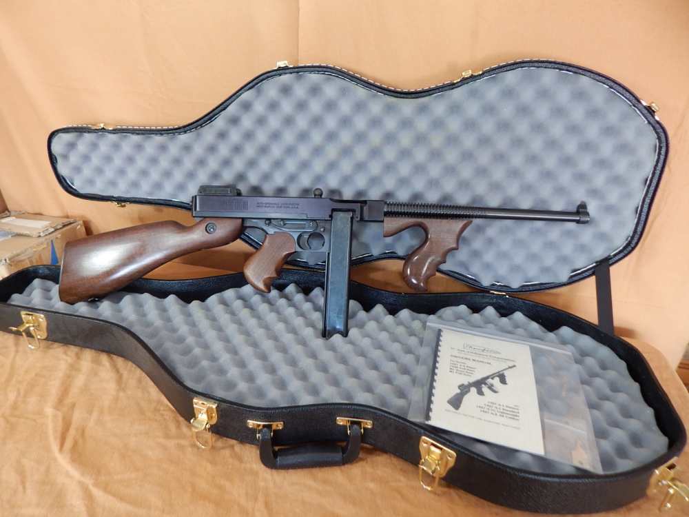 WEST HURLEY 1927-A5 THOMPSON SBR 45 ACP WITH 13" BARREL & VIOLIN HARD ...