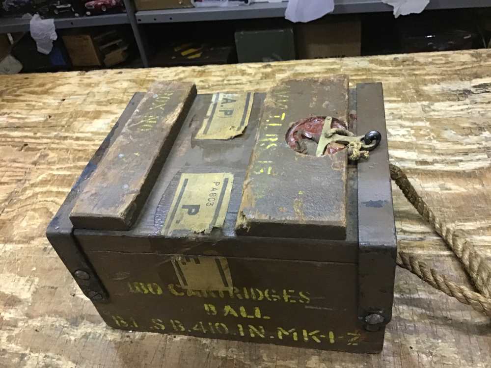 Sealed case 180 rounds 410 Gauge ammo brass ishapore British Enfield ...