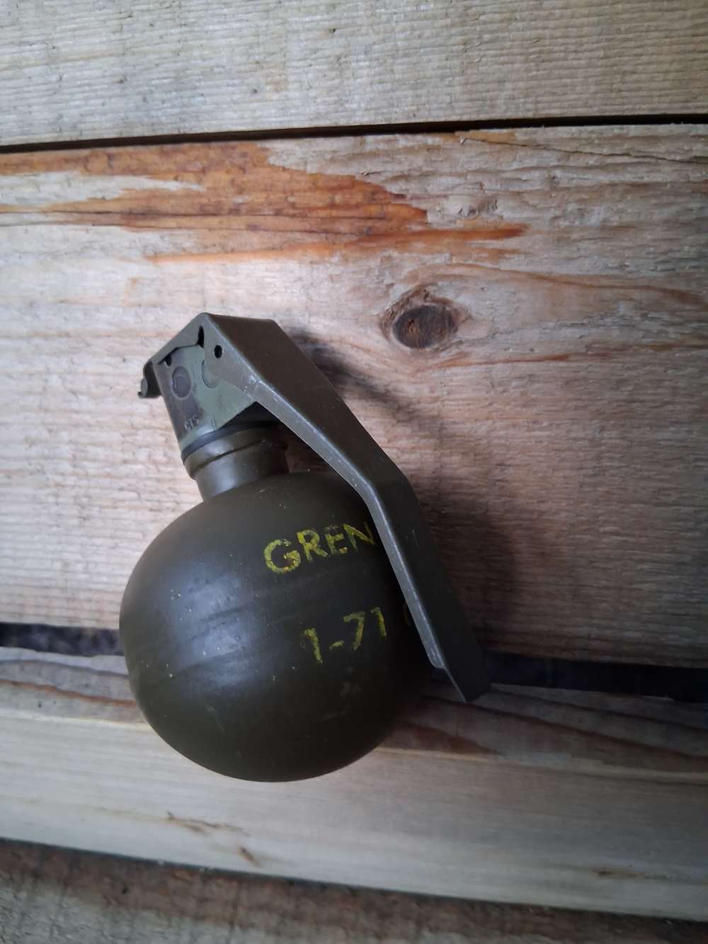 Inert M67 M1967 hand grenade exact weight & matrix pat replica from ...