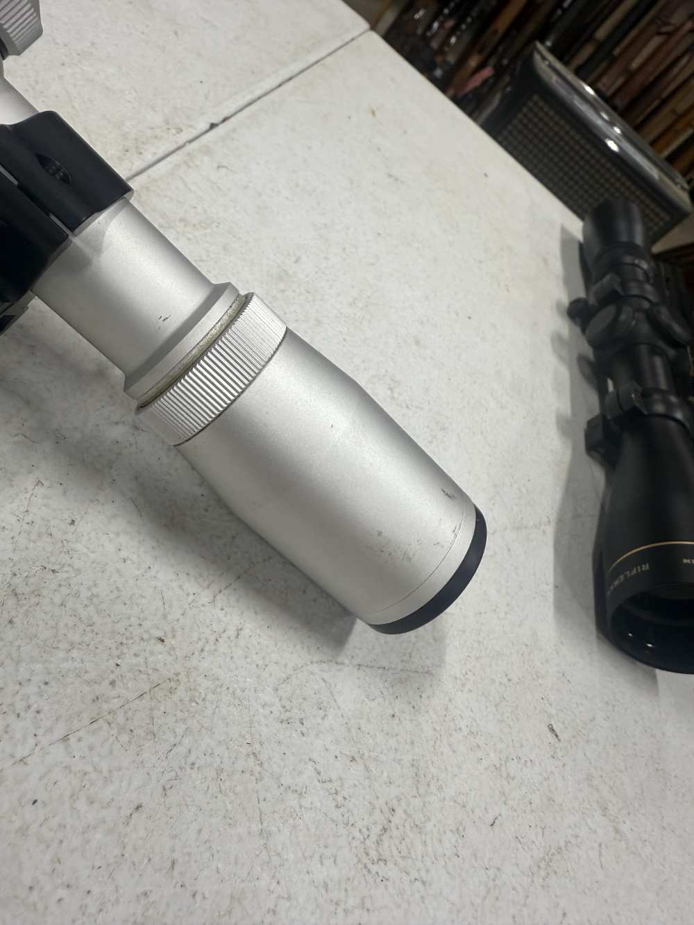 Nikon Prostaff Rifle Scope 4x32mm Nikoplex Reticle Matte SILVER ...