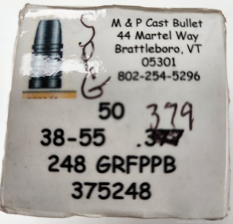 .38-55 CAST BULLETS - Reloading Bullets at GunBroker.com : 1126677634
