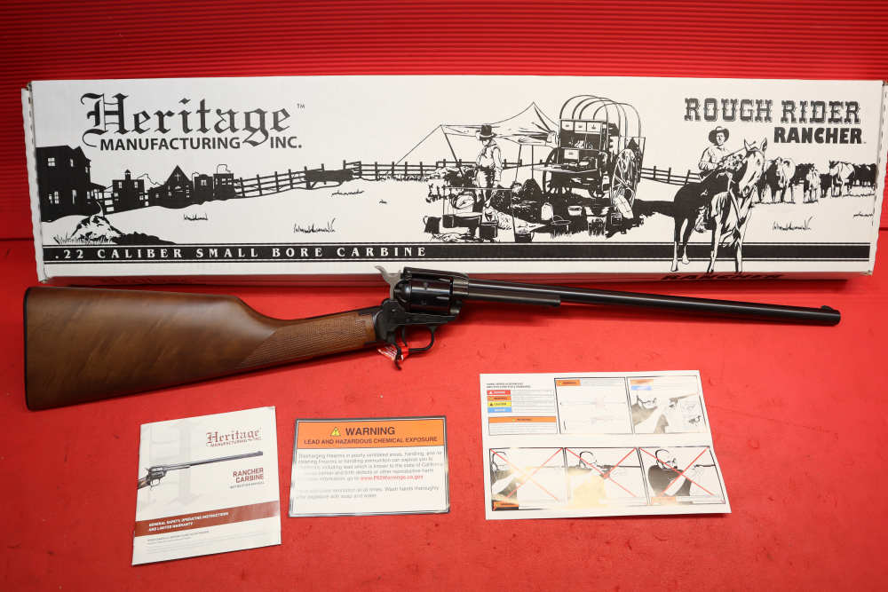 Heritage Rough Rider Rancher Carbine 22LR Revolver Rifle NOS - Other ...