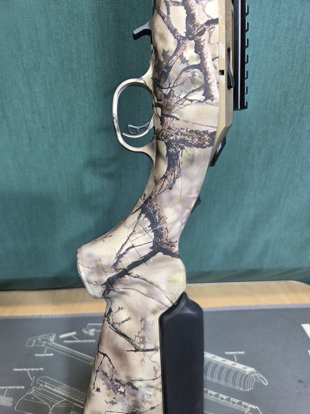 Ruger American 22 WMR Bolt Action Rifle Go Wild Camo - Bolt Action ...