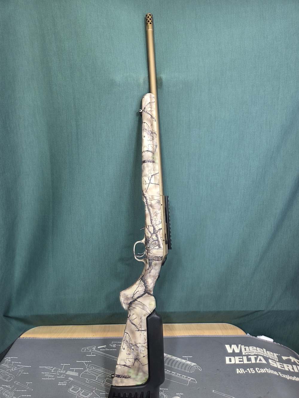 Ruger American 22 WMR Bolt Action Rifle Go Wild Camo - Bolt Action ...