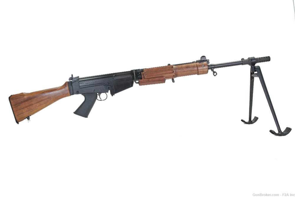 DS Arms SA58 FAL, Early Model FALO, Heavy Barrel, 7.62x51, Walnut ...