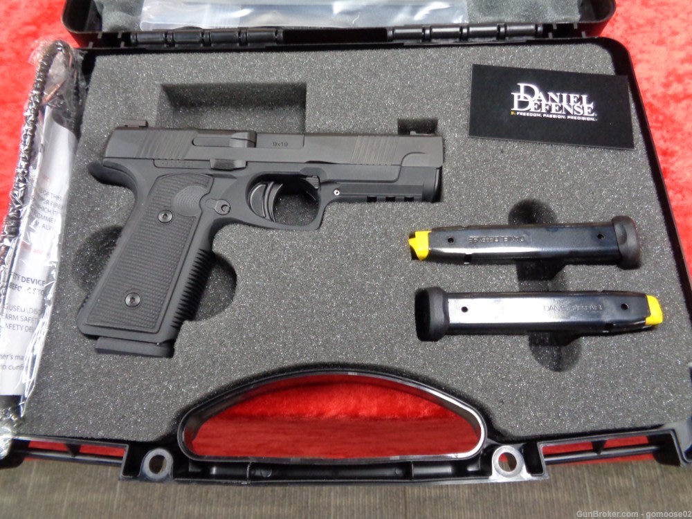 Daniel Defense H9 Compact 9mm 3 15rd Mag Semi Auto DD Optic Ready WE ...