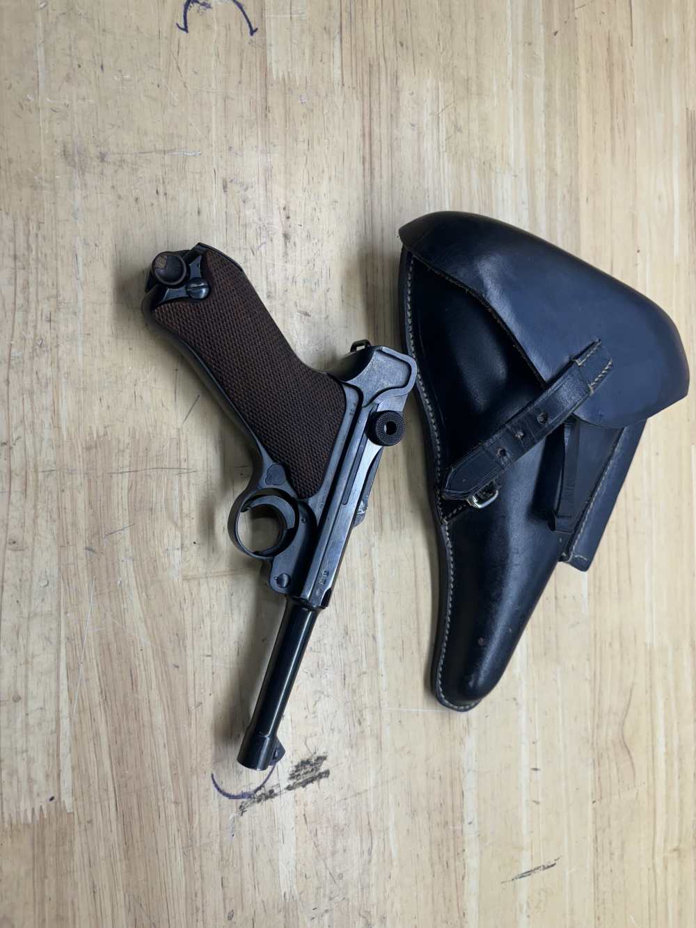Mauser 1939 P08 Luger w/ repro holster - Curios & Relics at GunBroker ...