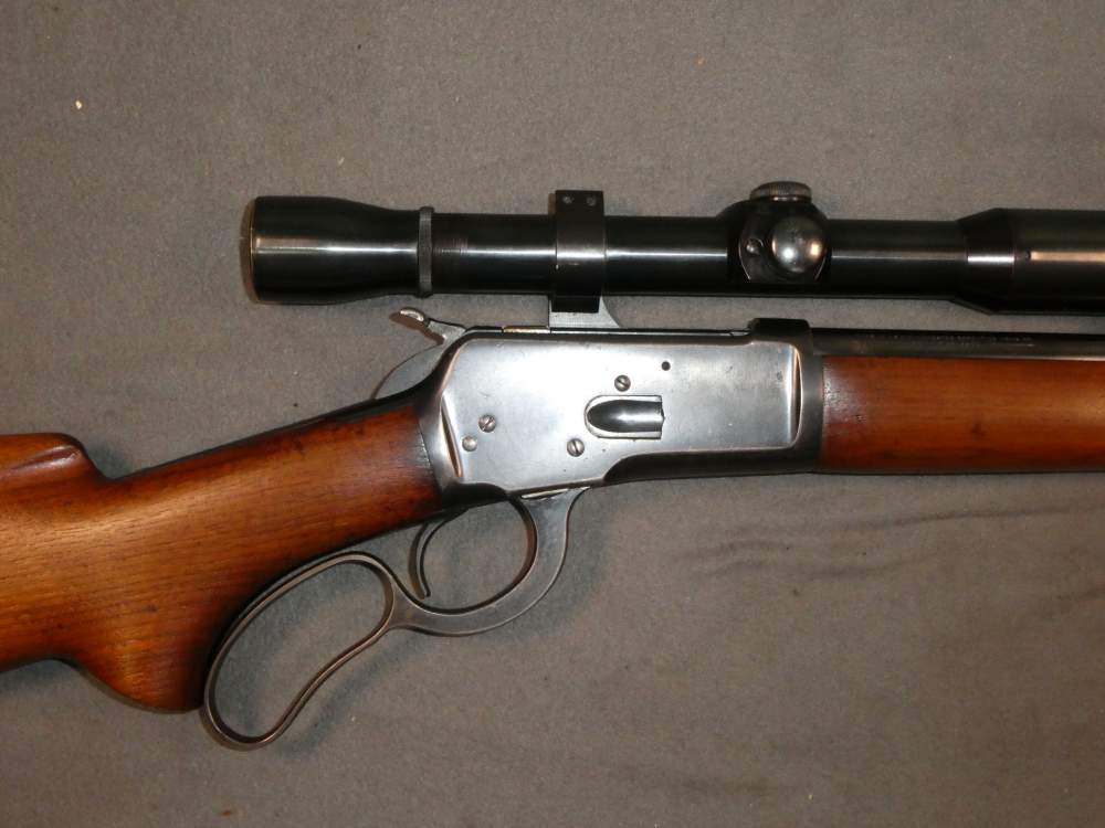 Fine Winchester Model 65 Lever Action Rifle, .218 Bee, w/Scope - Curios ...