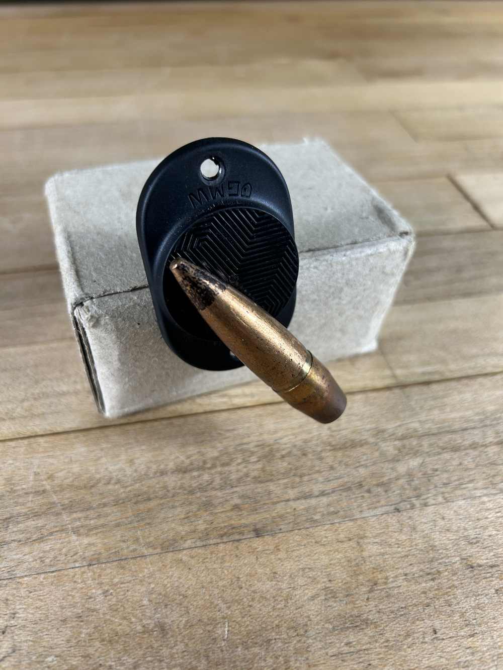 .50 BMG Black Tip Armor Piercing 700 Grain Steel Core Projectiles 46 ...