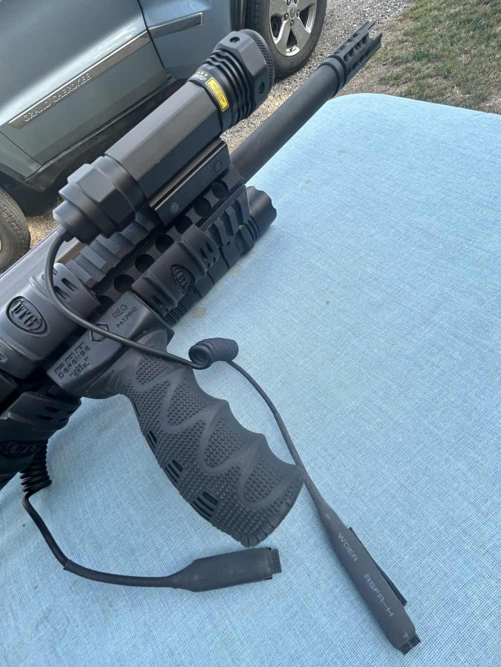 AR 5.7x28, FN Herstel, with a Millet Scope, light, Laser, and other ...