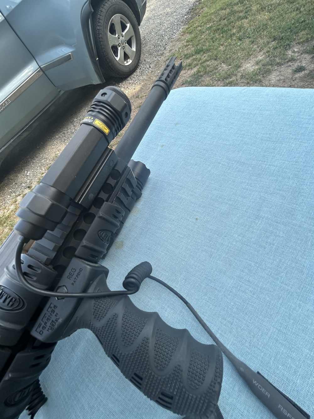 AR 5.7x28, FN Herstel, with a Millet Scope, light, Laser, and other ...