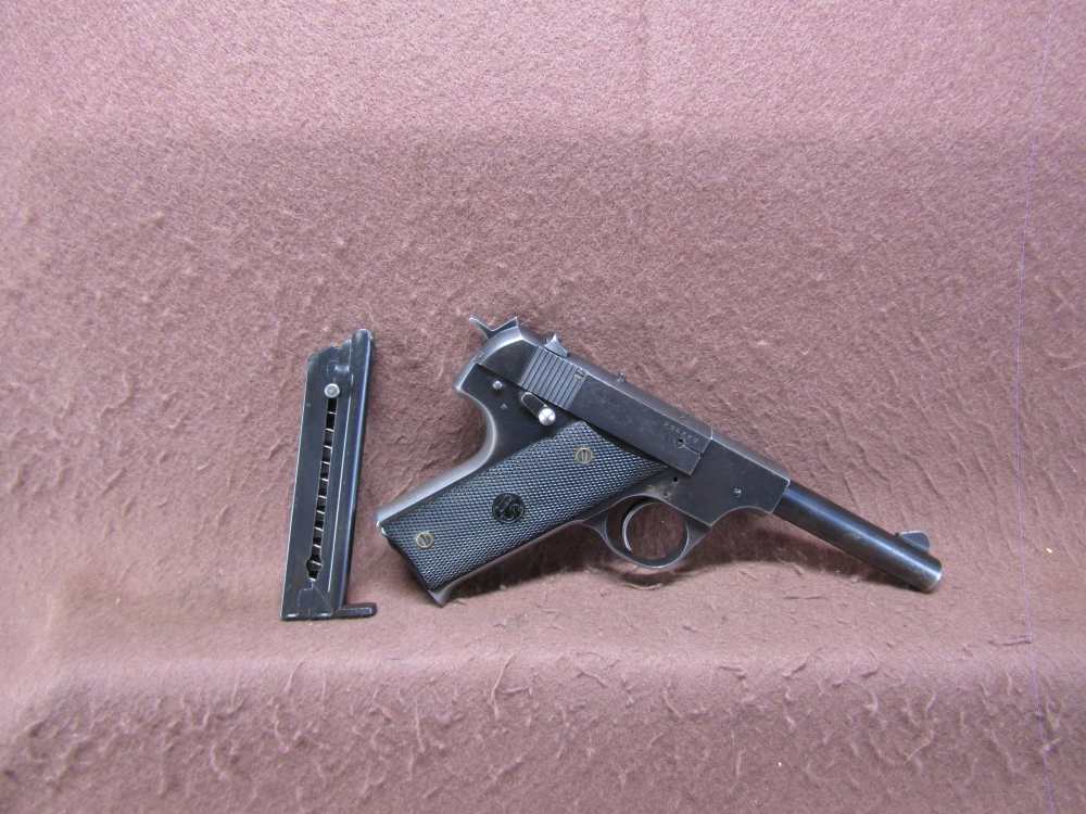 High Standard HB 2nd Mod 22 LR Semi 4.5" BRL VG Bore Made 1948-49 C&R ...