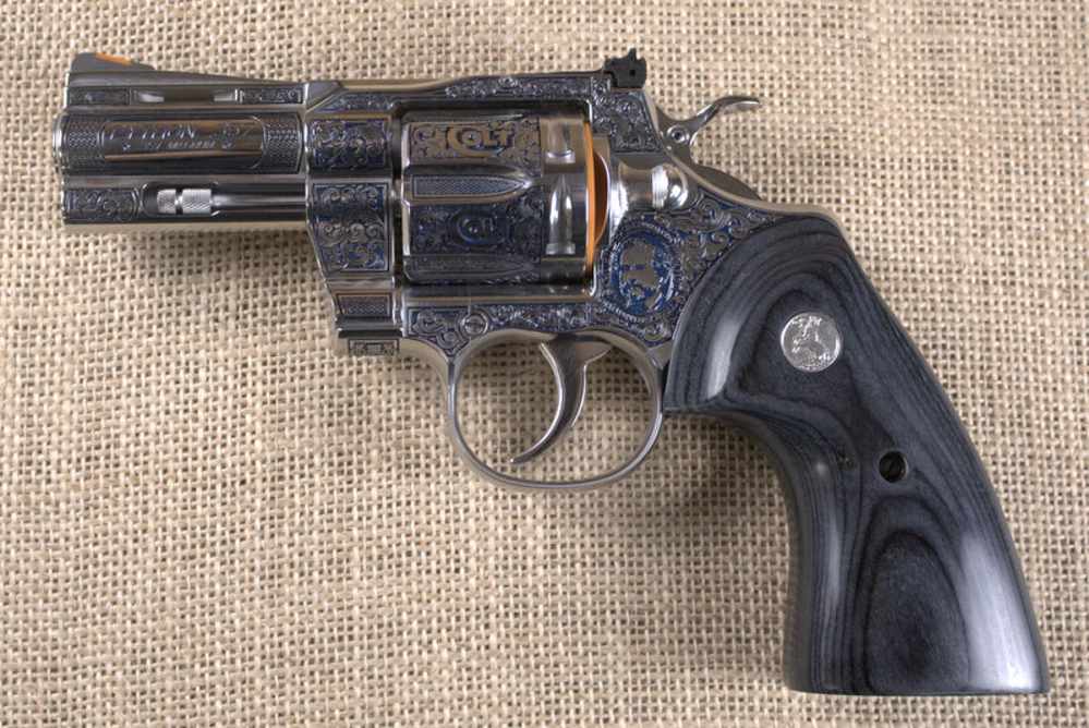 NIB! Limited Edition Colt Python W/ Sapphire Finish Engraving *256 of ...