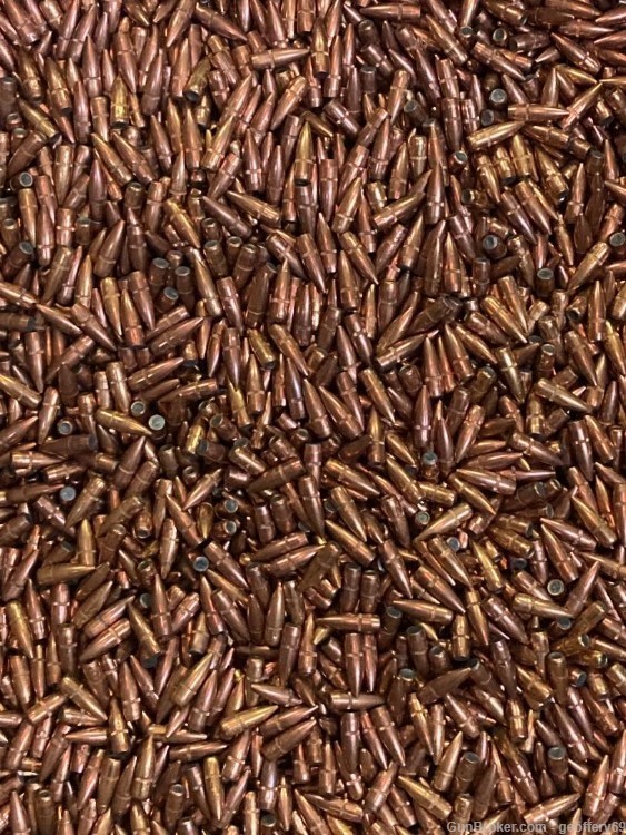 22 Cal .224 55 gr FMJ BT Rifle Bullets 500 pcs Pull Down 223 556 5 ...