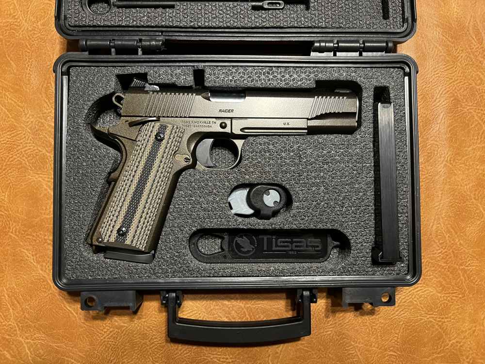Tisas Raider 5" 1911 45 ACP Custom Cerakote - Semi Auto Pistols at GunBroker.com : 1127128647