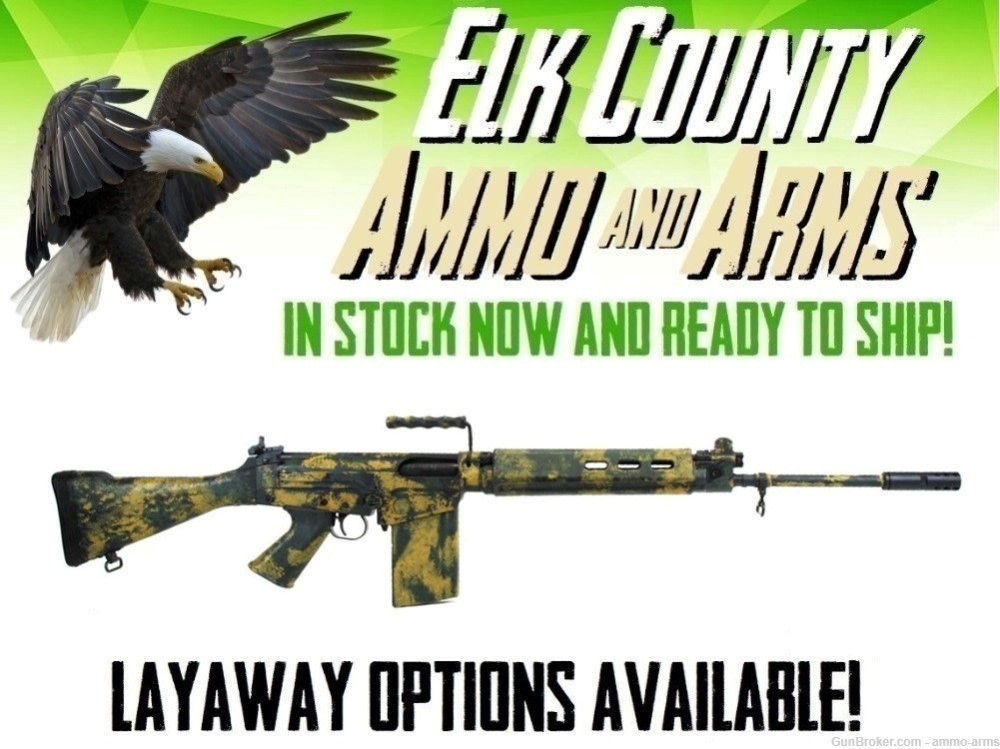 DS Arms SA58 Bush Tracker 7.62 NATO 21" Rhodesian Brushstroke SA5821S ...