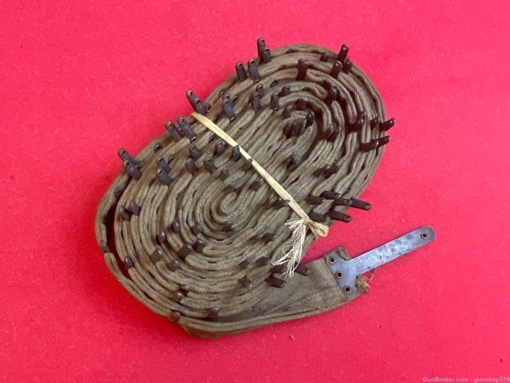 Surplus Maxim 08 1910 Cloth Belt 250 Round 1945 Russian 7.62x54R WWII C&R - NFA Parts ...