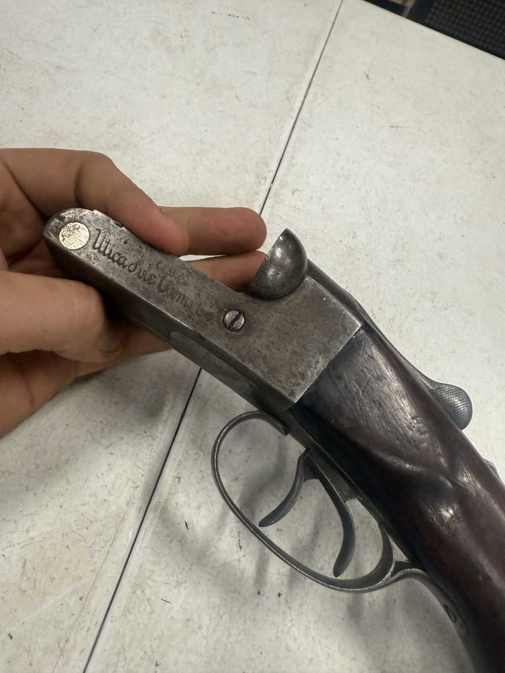 Utica fire arms Side by side shotgun receiver with butt stock - Side By ...