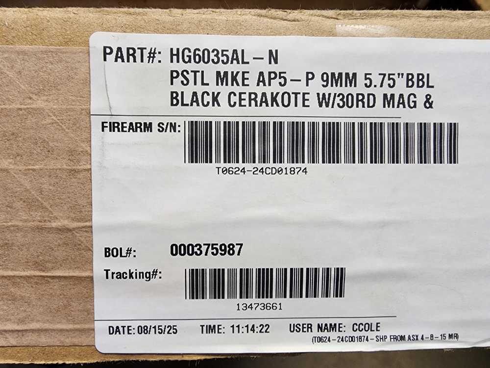 NEW AP-5 MKE CENTURY ARMS AP5-P 9MM PISTOL 5.75 THREADED 30 9 MM AP5P ...