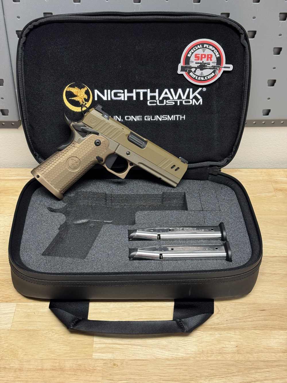 Nighthawk Custom BDS9 Commander Sand Hawk Finish w/Nightsights - Semi ...