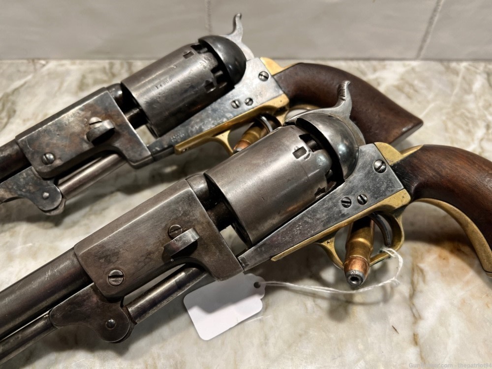 1855 COLT THIRD MODEL DRAGOON PAIR - CONSECUTIVE SERIAL NUMBERS ...
