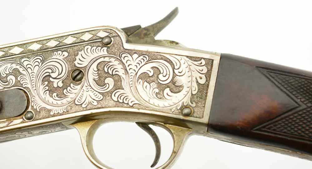 Very Rare Deluxe Engraved Robinson Model 1872 Repeating Rifle by ...
