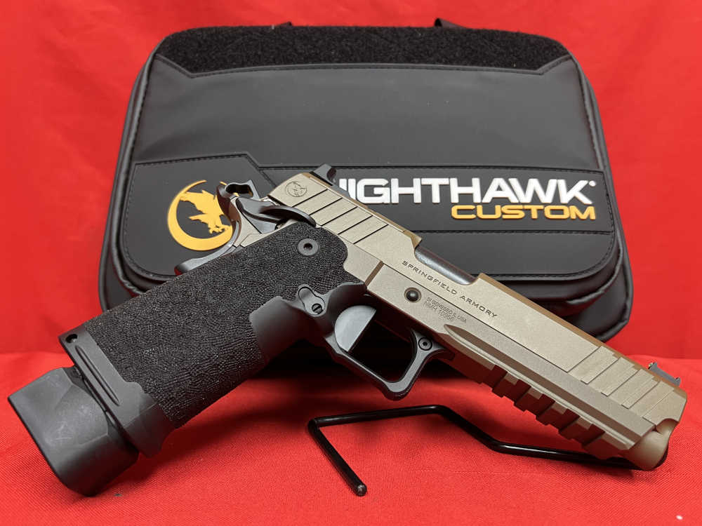 NIB Nighthawk Custom Springfield Prodigy 2011 9mm 5" 20+1 FDE Cerakote ...