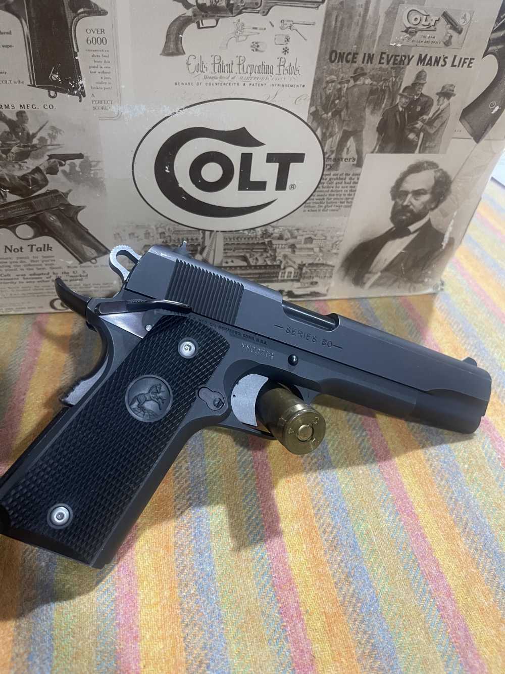 Colt Model 1991A1, 80's series, 1911, 9mm, 5" barrel, with Letter ...
