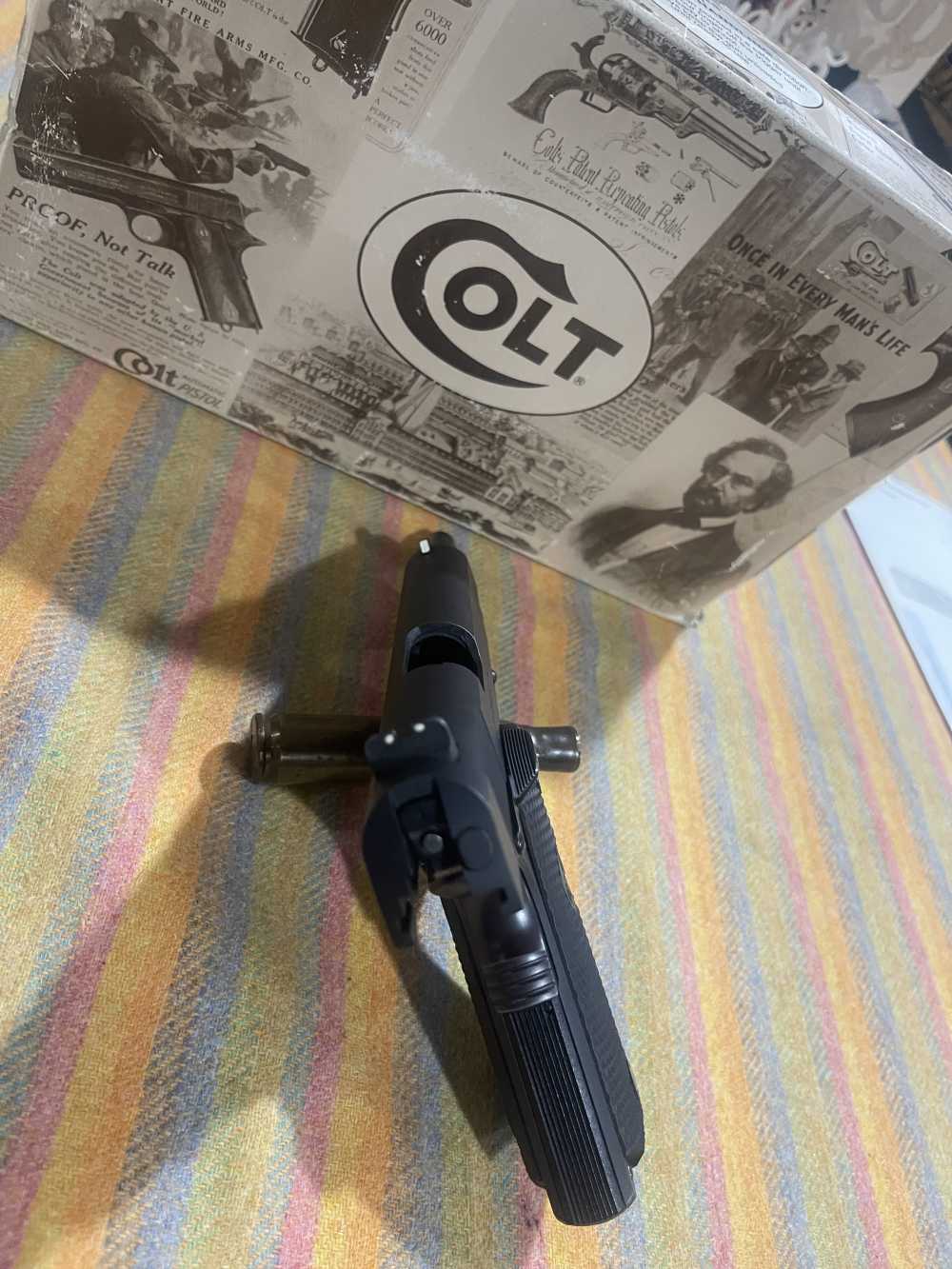 Colt Model 1991A1, 80's series, 1911, 9mm, 5" barrel, with Letter ...