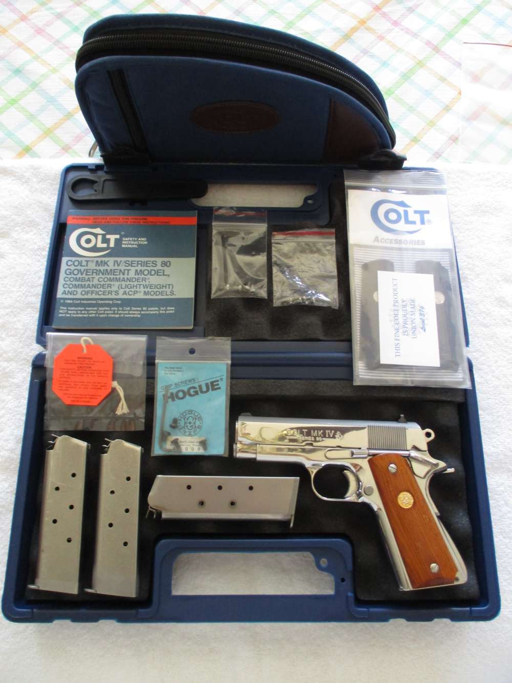 Colt General's Officer's Model Series 80 Pistol Package/ 1987 / Gently ...