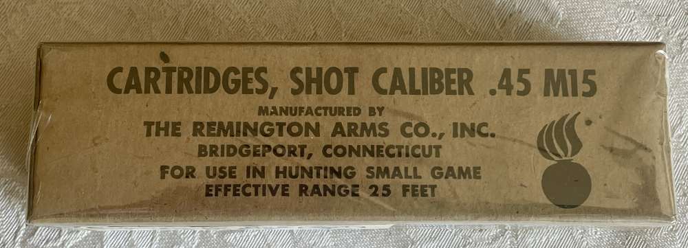 Vintage Box WWII 20 Cartridges, Shot Caliber .45 M15 Flaming Bomb ...