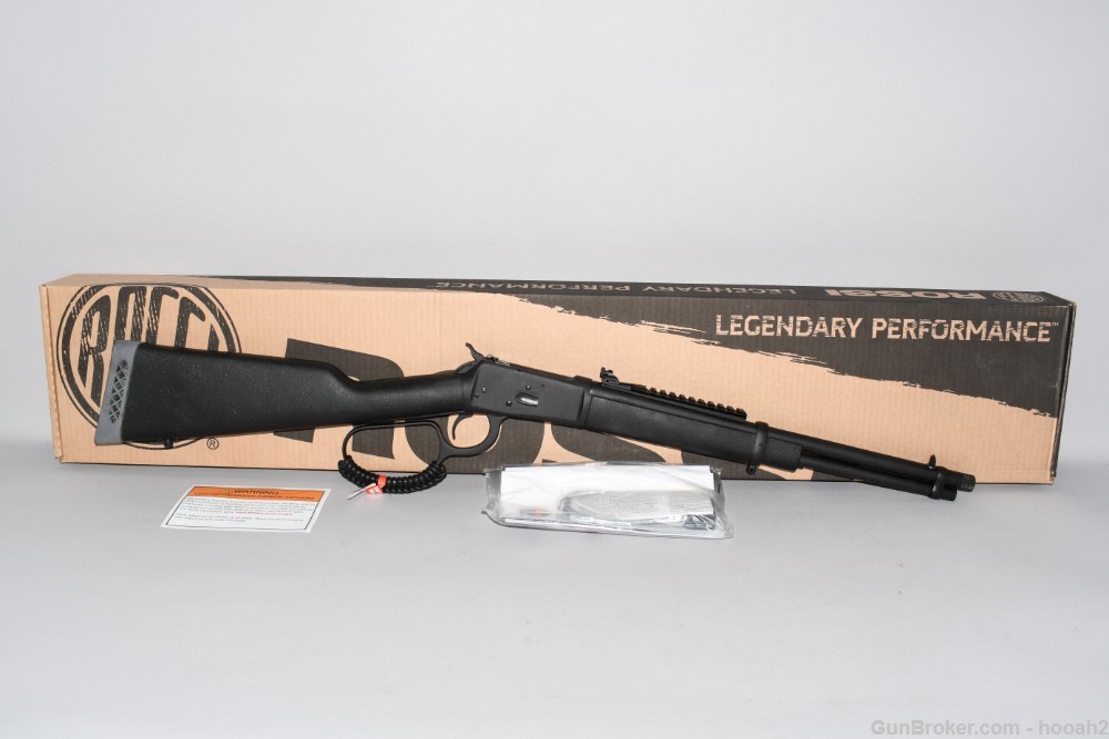 Discontinued NOS Rossi Triple Black Lever Action Rifle 357 Mag W Box ...