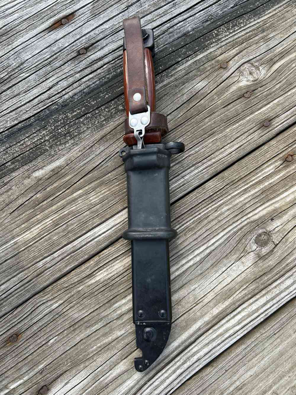 Polish 6H4 AKM Type 2 Bayonet, Bakelite Grip, Radom Production AK47 AKM ...