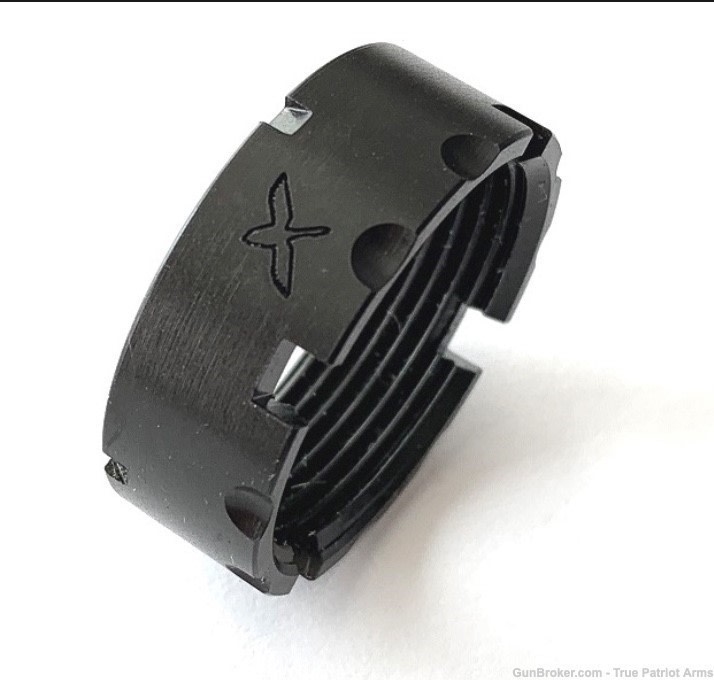 Forward Control Designs CN5F A5 Castle Nut – QPQ Black - Small Rifle ...