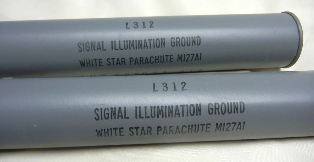 (2) Flares M127A1 L312 White Star Parachute New In Tubes - Other ...