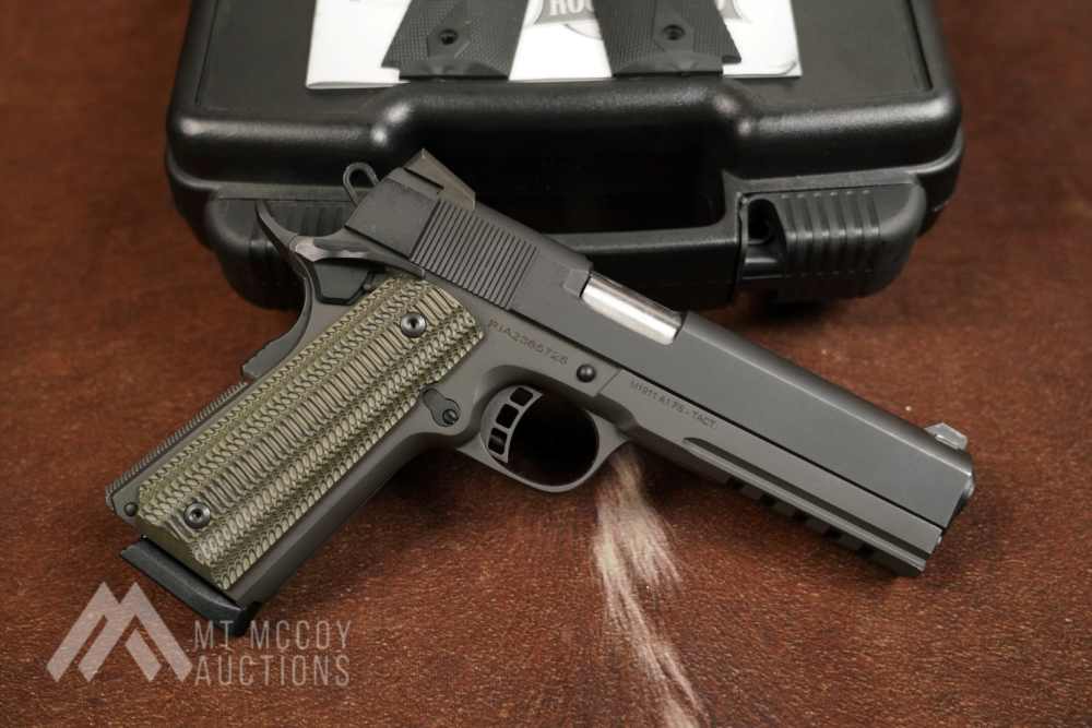 Rock Island Armory RIA M1911-A1 FS Tactical .45 ACP Semi-Auto Pistol ...
