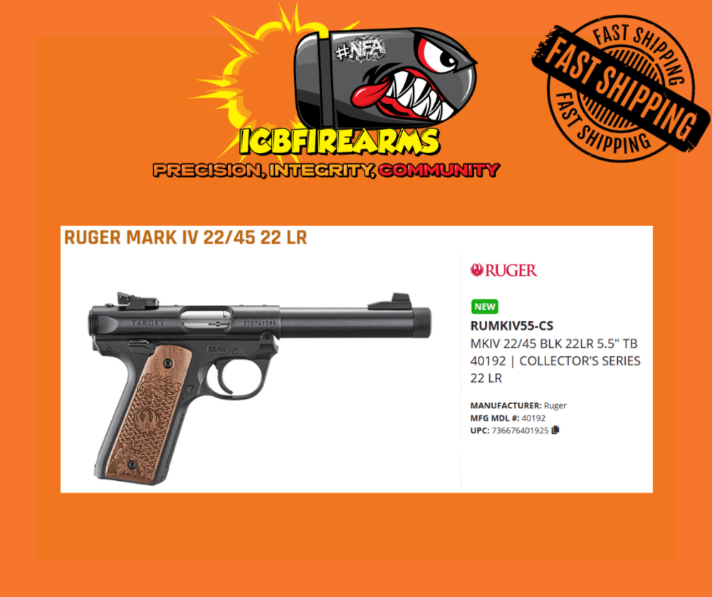 RUGER MARK IV - Semi Auto Pistols at GunBroker.com : 1127969369
