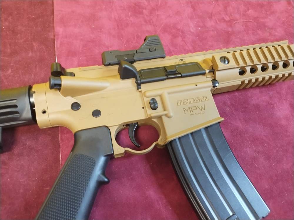 BUSHMASTER MPW AIR RIFLE CO2 POWER WITH DOT - Air Rifles at GunBroker ...