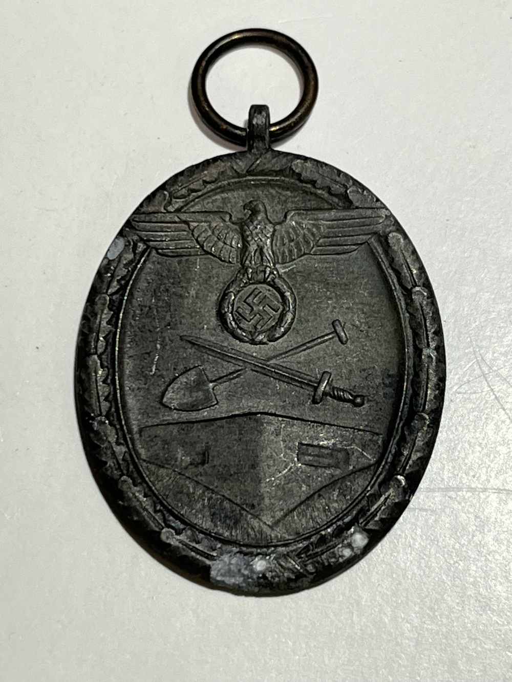 Original ww2 german west wall medal pi badge Insignia uniform - WWI ...