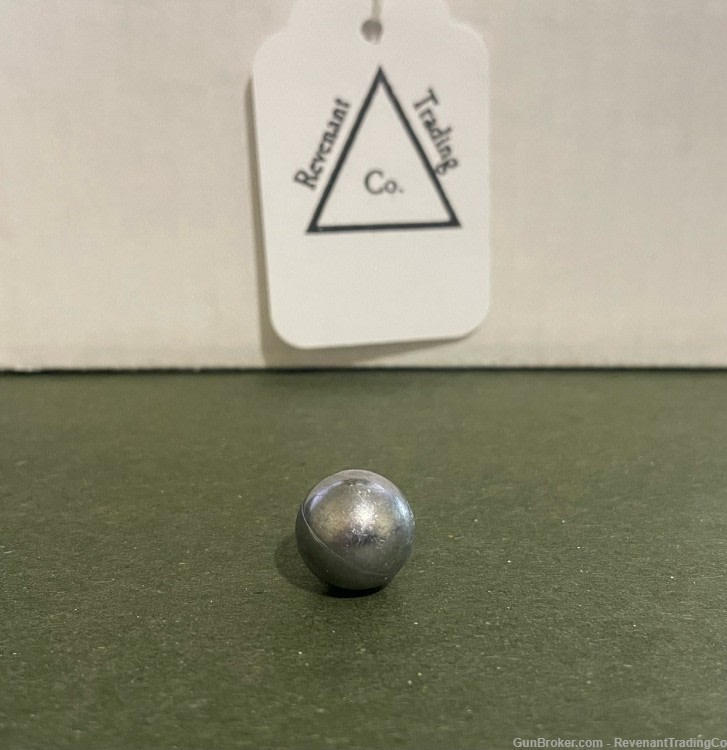 .60 Lead Round Ball Bullet Black Powder Musket Fur Trade 20 Gauge ...