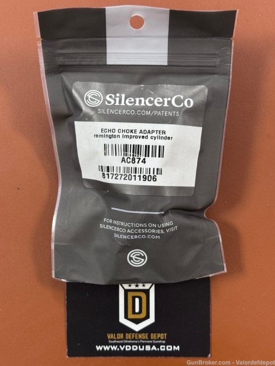 SilencerCo Echo Choke Adapter Remington Improved Cyl. AC874 SALVO 12 ...