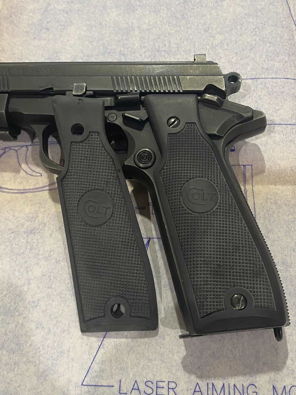 Colt OHG OHWS MK23 trials 45 cap grips originals retro prototype SOCOM ...