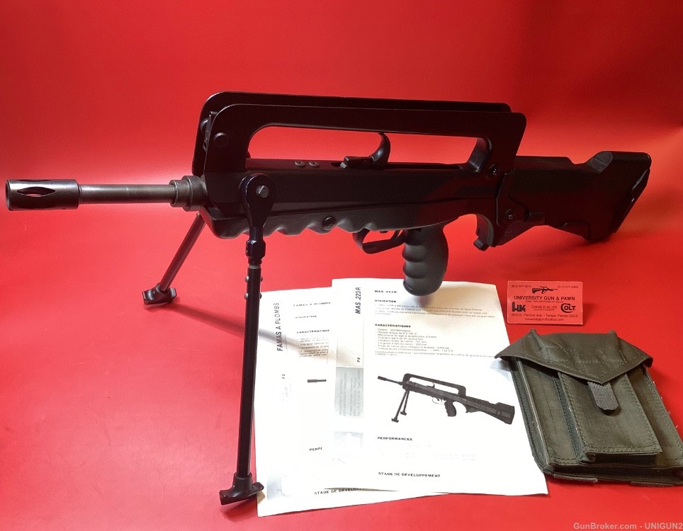 VERY RARE Pre-Ban French Semi-Automatic FAMAS .223 Bullpup Rifle GIAT ...
