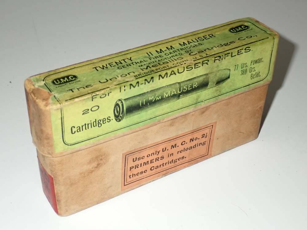 20rd - SEALED BOX - 11mm MAUSER - 43 MAUSER - 11X60 - 1871 UMC ...